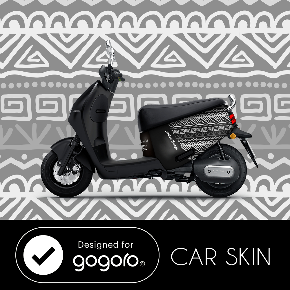 獨家原創★黑白圖騰 車套 保護套 Gogoro｜2｜3｜Delight｜JEGO｜Ai1｜Ur1｜Ur2｜eReady | 蝦皮購物