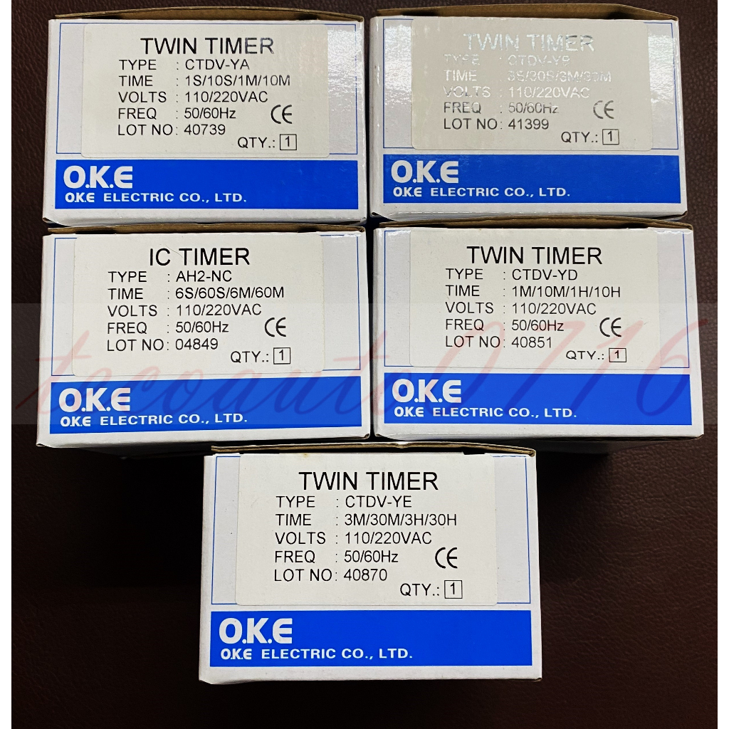【公司貨 保固一年 附發票】OKE計時器 多段式 雙調型限時繼電器 定時器 CTDV-NA 110V/220V | 蝦皮購物