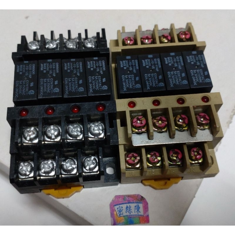 🌞二手現貨保固omron歐姆龍g6b 4bnd 1114p Fd Us小型4點輸出用端子繼電器dc24v標準型1a×4 蝦皮購物