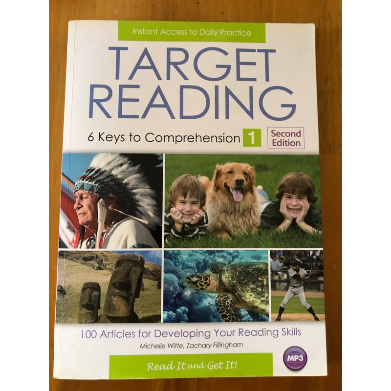 Target Reading 6keys to comprehension 1 （光碟+單字書） | 蝦皮購物