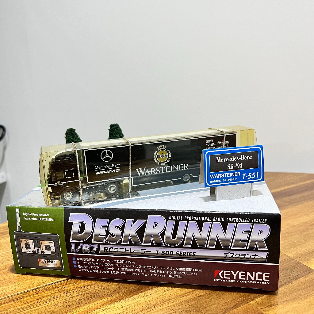 絕版 Desk Runner 1/87 RC T-500 Series Mereedes-Benz Warsteiner | 蝦皮購物