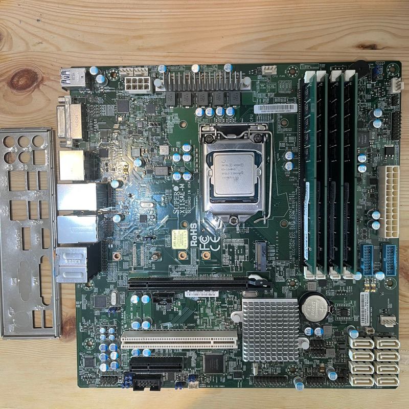 半套主機 美商超微X11SAE-M+Intel Xeon E3-1240V5+ATP DDR4 32G ECC | 蝦皮購物