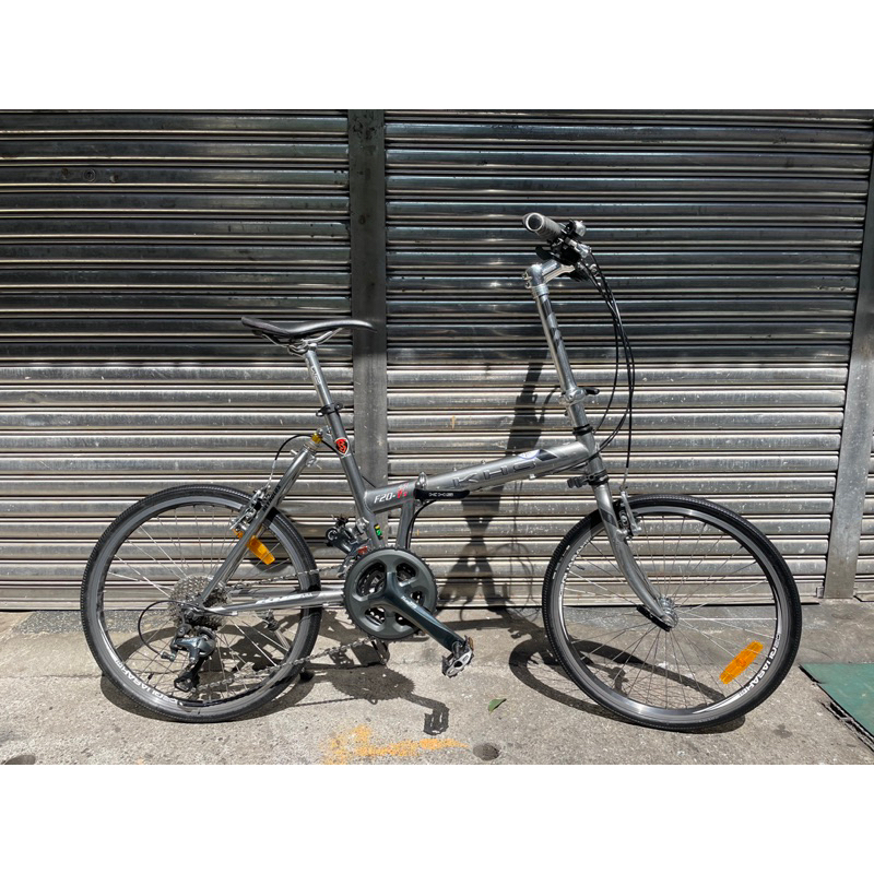 【台北專業二手腳踏車收購買賣】功學社 KHS F20-T3 451 30速 極光鈦 摺疊車折疊自行車 二手T3 中古T3 | 蝦皮購物