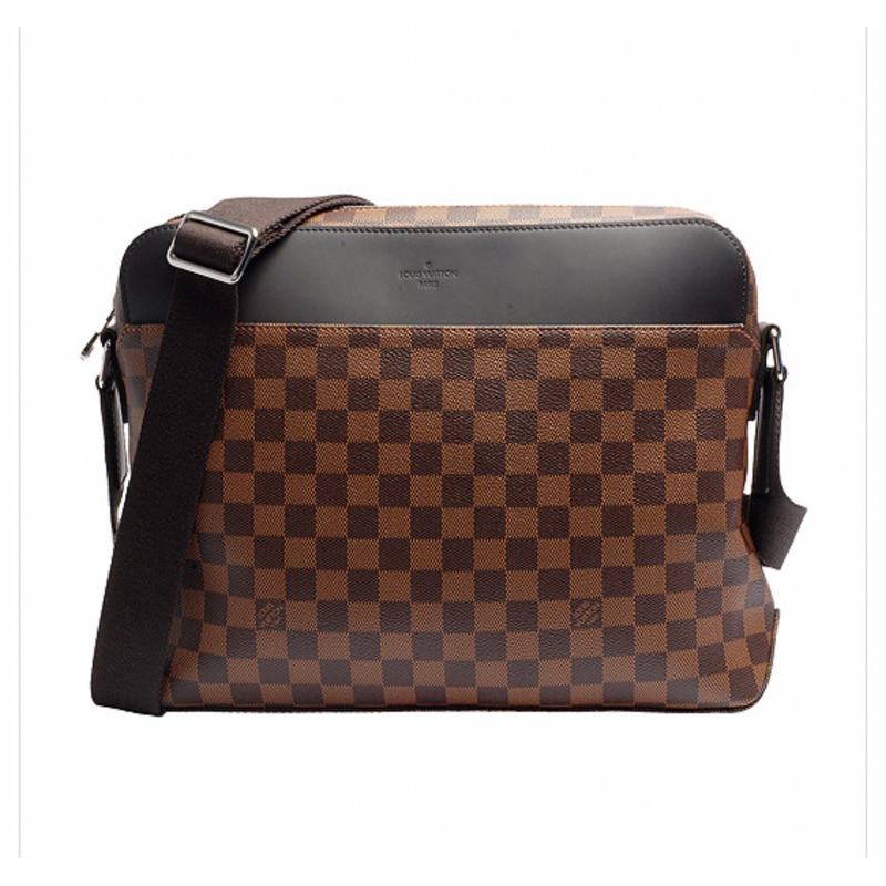 全新LOUIS VUITTON LV N41569 Jake Messenger MM經典棋盤格斜背大郵差包父親節情人節 | 蝦皮購物