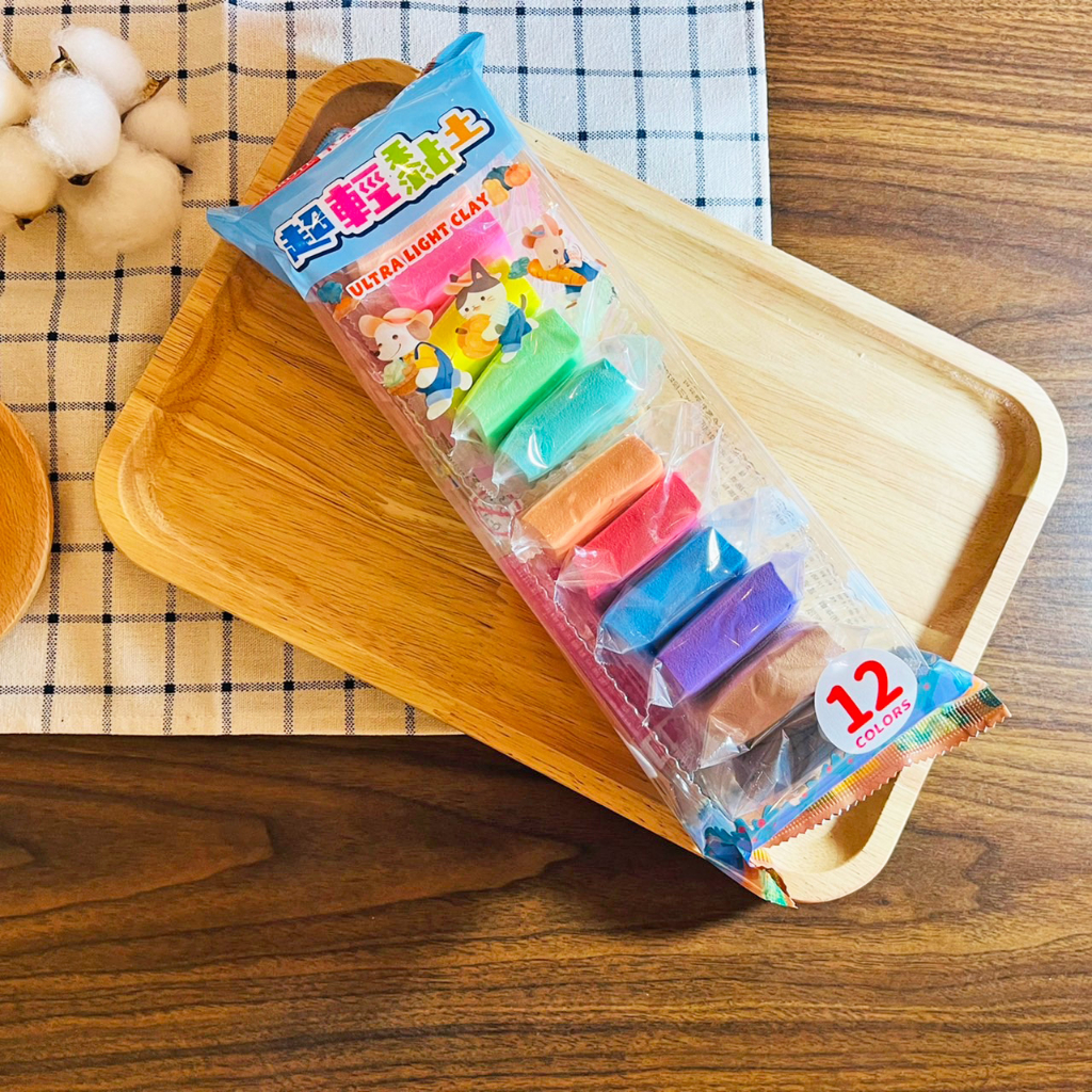 筆樂PENROTE★12色超輕黏土【袋裝】F8334-12 | 蝦皮購物