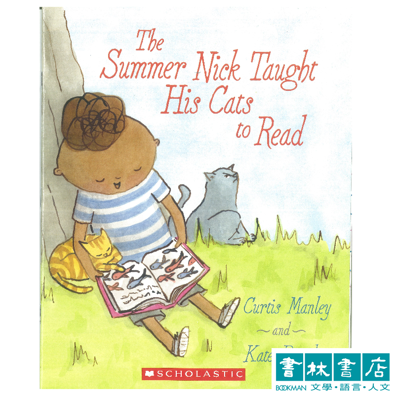 Summer Nick Taught His Cats to Read 與貓共讀的夏日 Curtis Manley | 蝦皮購物