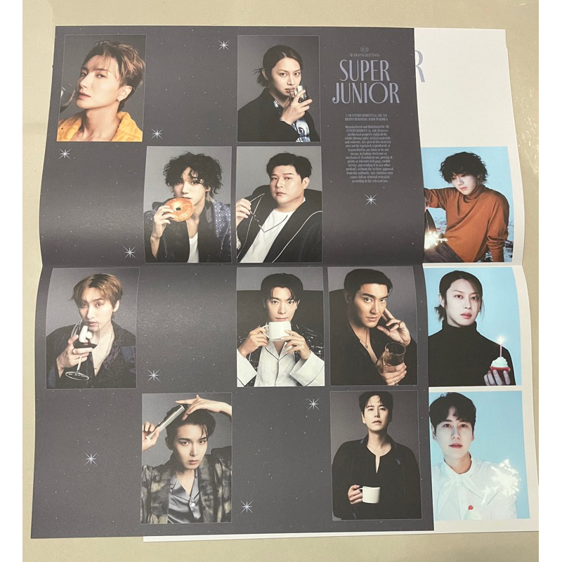 【現貨】Super junior 2023 年曆 利特 希澈 藝聲 神童 銀赫 東海 始源 厲旭 圭賢 海報 SJ | 蝦皮購物