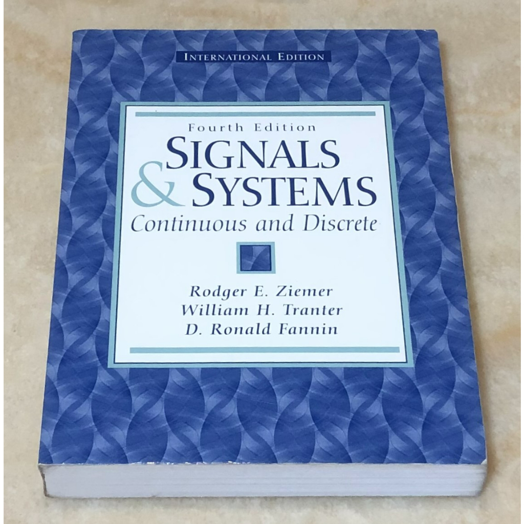 信號與系統 Signals & Systems : Continuous and Discrete (4E)Ziemer | 蝦皮購物