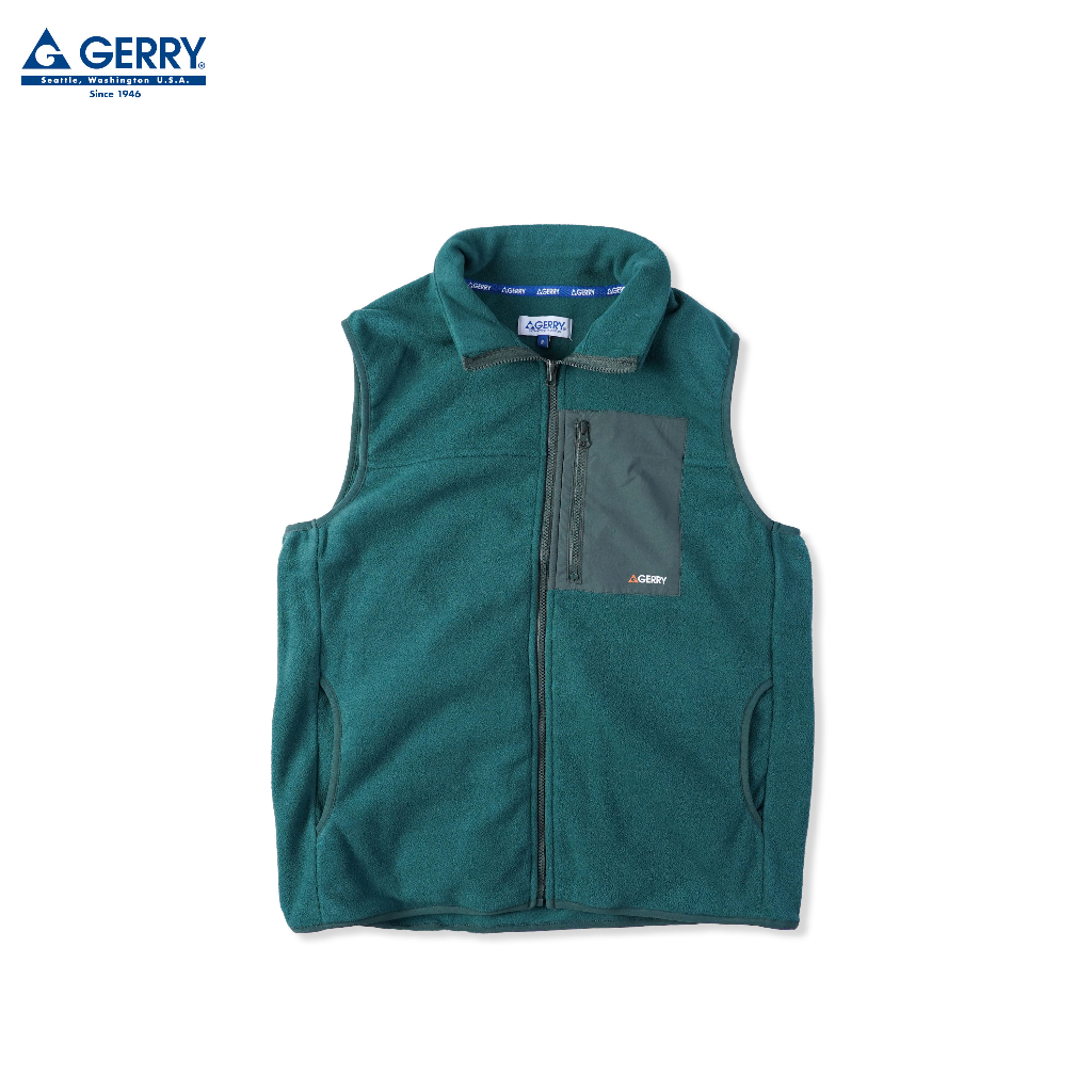 【Brand T】GERRY FLEECE VEST 抓毛絨 異材質 口袋 保暖 戶外 休閒 背心 2色 | 蝦皮購物
