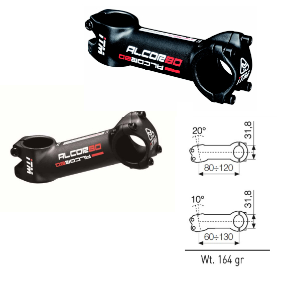 【單車森林】ITM_Alcor 80 Stem 龍頭(-10°/-20°)31.8X60-130mm | 蝦皮購物
