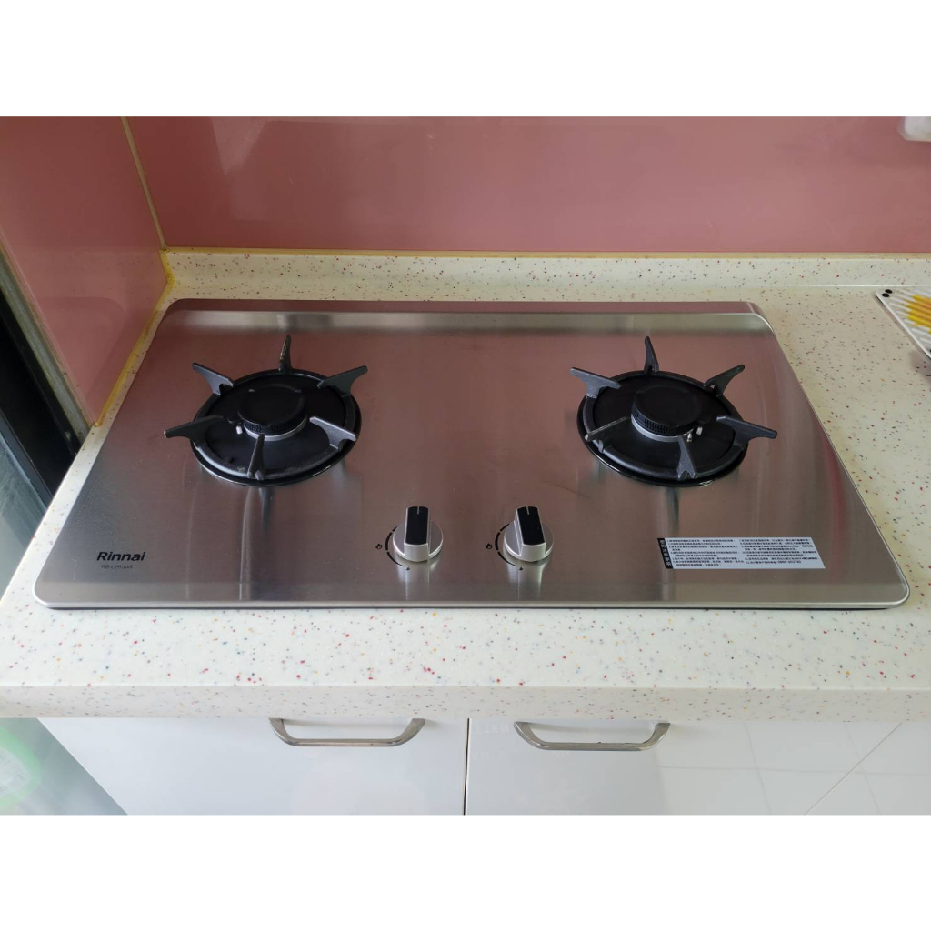 家+廚具衛浴水電材料行Rinnai林內彩焱不銹鋼雙口爐【RB-L2600S】 | 蝦皮購物