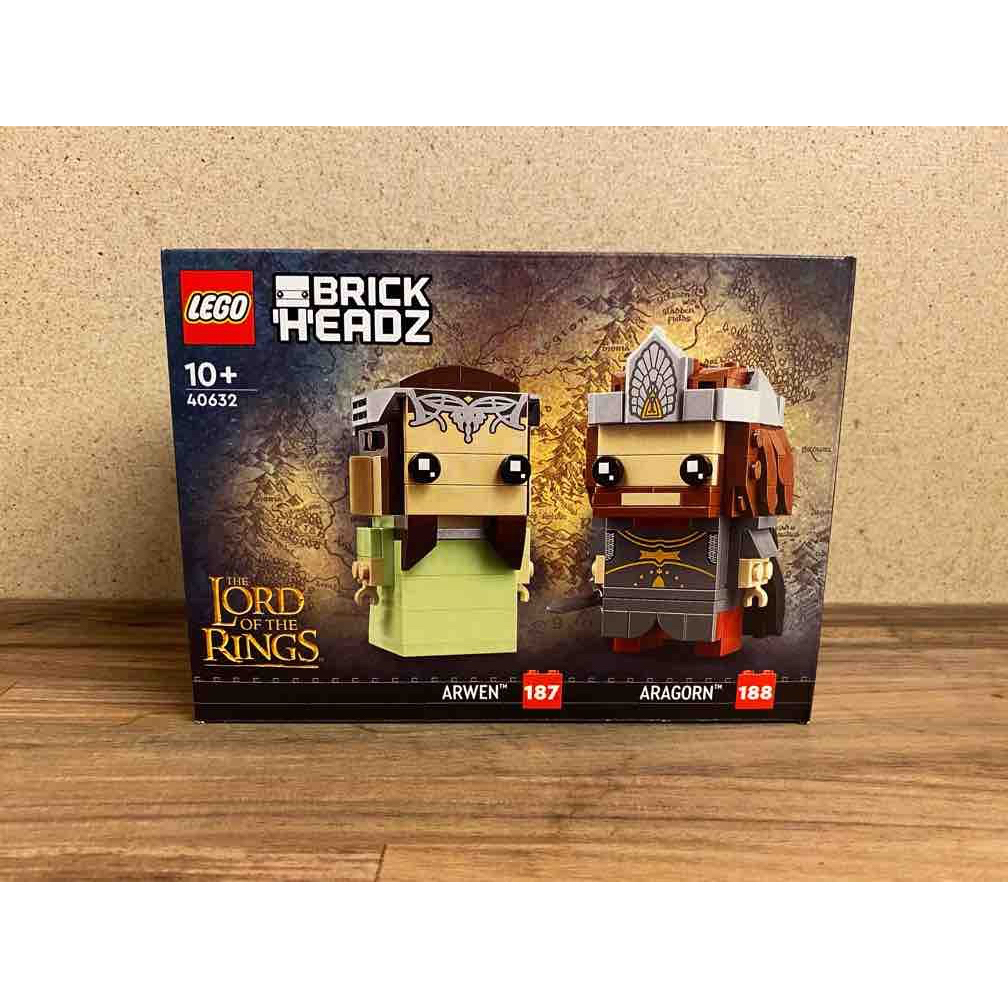 LEGO 40632 BrickHeadz Aragon & Arwen | 蝦皮購物