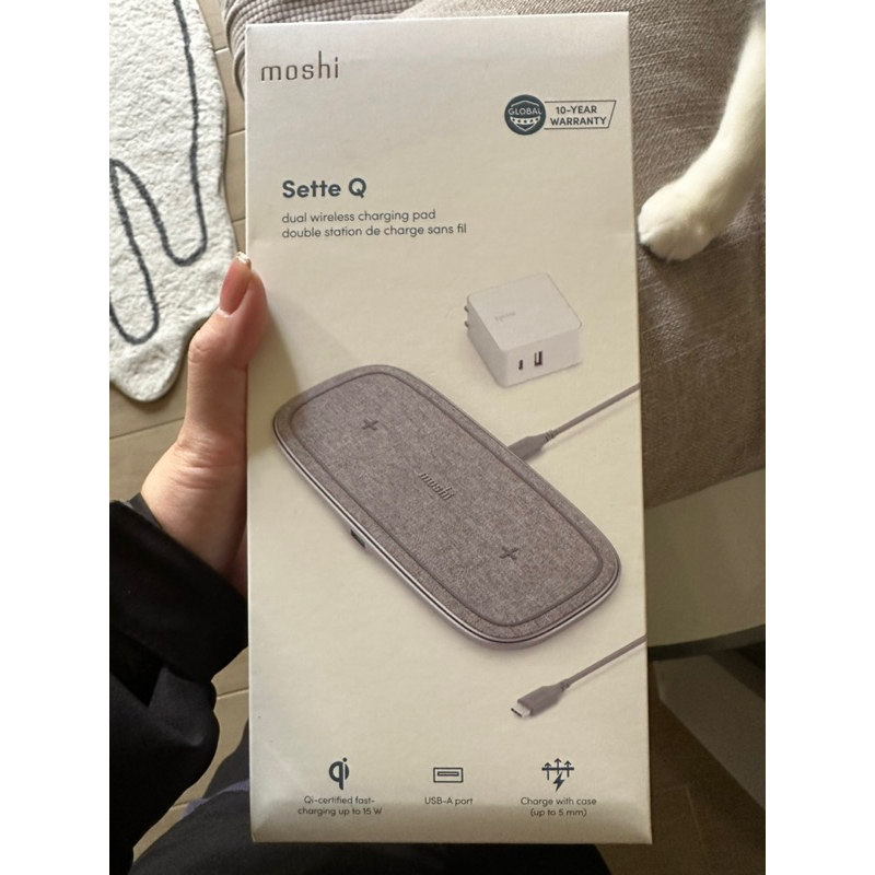 （已售出）Moshi sette Q雙線圈3用無線充電盤 | 蝦皮購物
