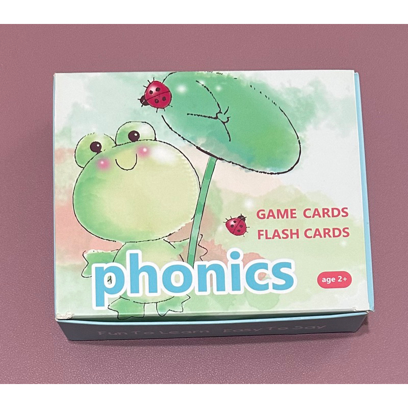 Kidsread phonics game cards 自然發音遊戲卡 點讀 | 蝦皮購物
