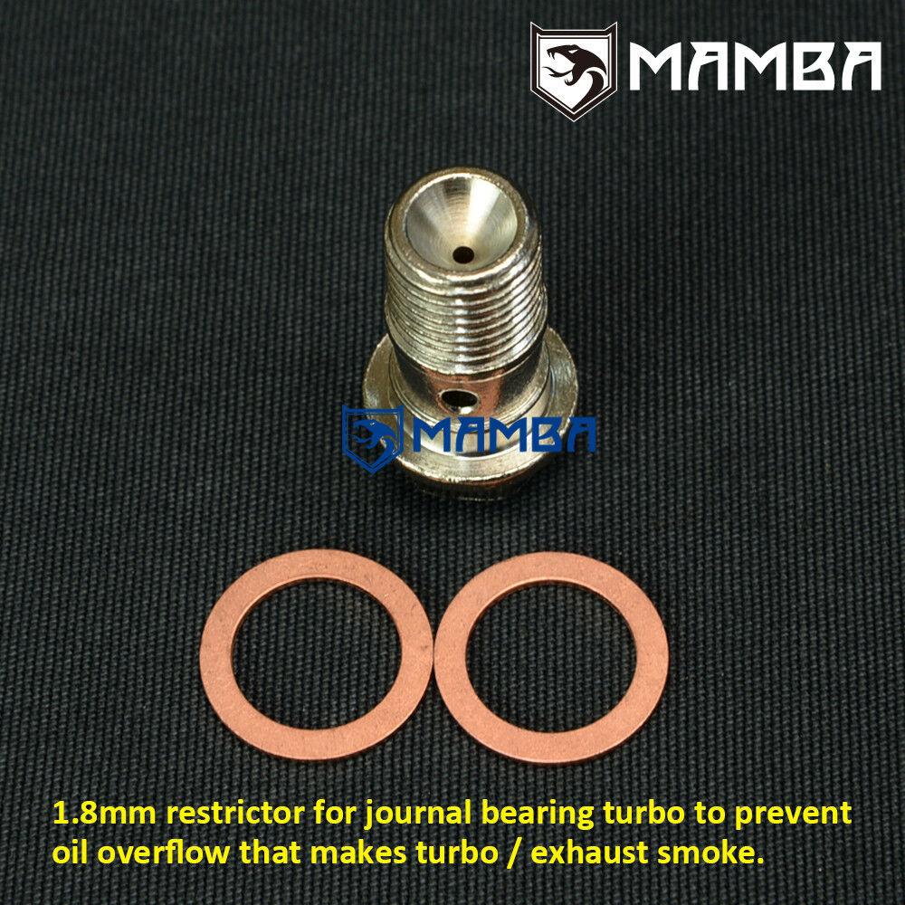 Turbo Banjo Bolt with 1.8mm restrictor & washer | 蝦皮購物