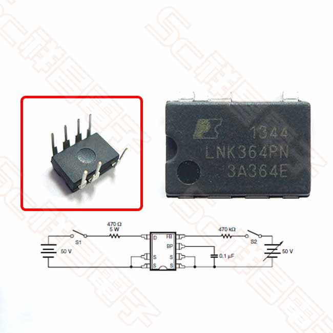 【祥昌電子】電源IC LNK364PN DIP-7 IC半導體 積體電路 | 蝦皮購物