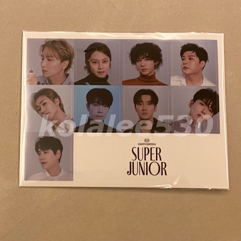 Super Junior 2023 SM ARTIST SEASON’S GREETINGS 年曆 特典 Yes24 | 蝦皮購物