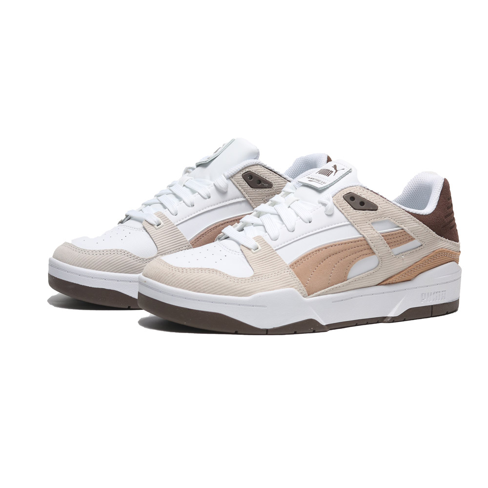 PUMA 休閒鞋 SLIPSTREAM CORD 白 卡其 皮革 男 39210901 | 蝦皮購物