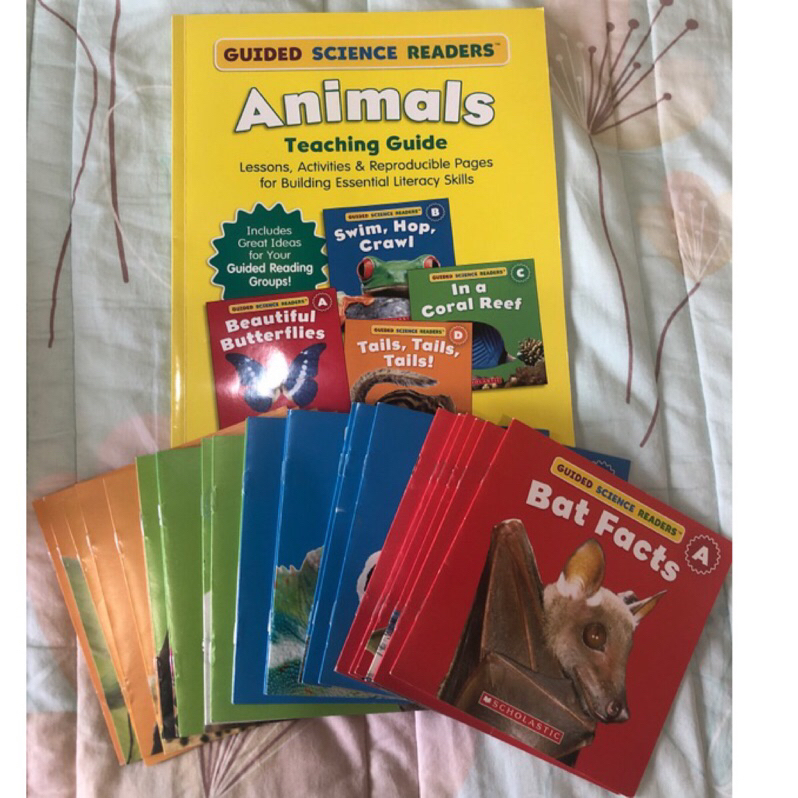 二手/Scholastic Guided Science Readers:Animals +24本/書側有些許黃斑 | 蝦皮購物