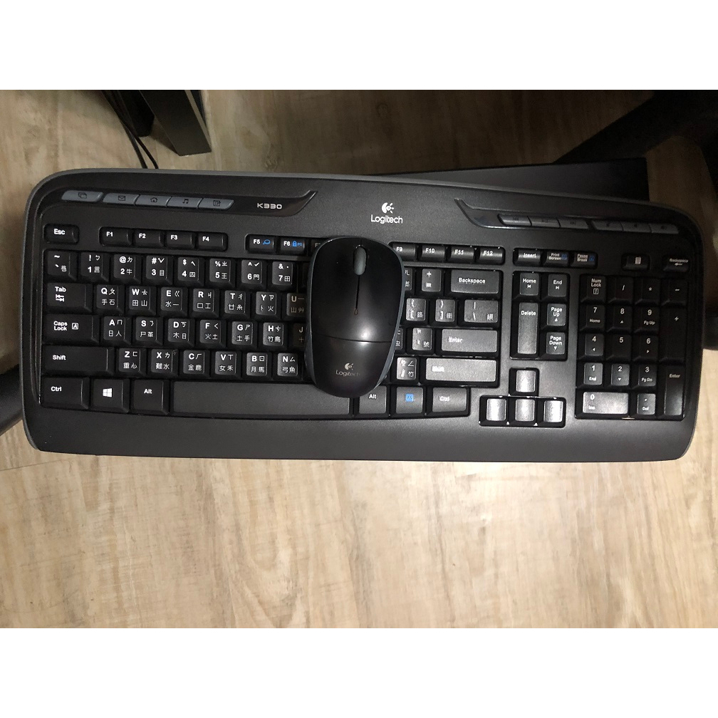 [二手]羅技無線鍵鼠組 Logitech M215/K330 | 蝦皮購物