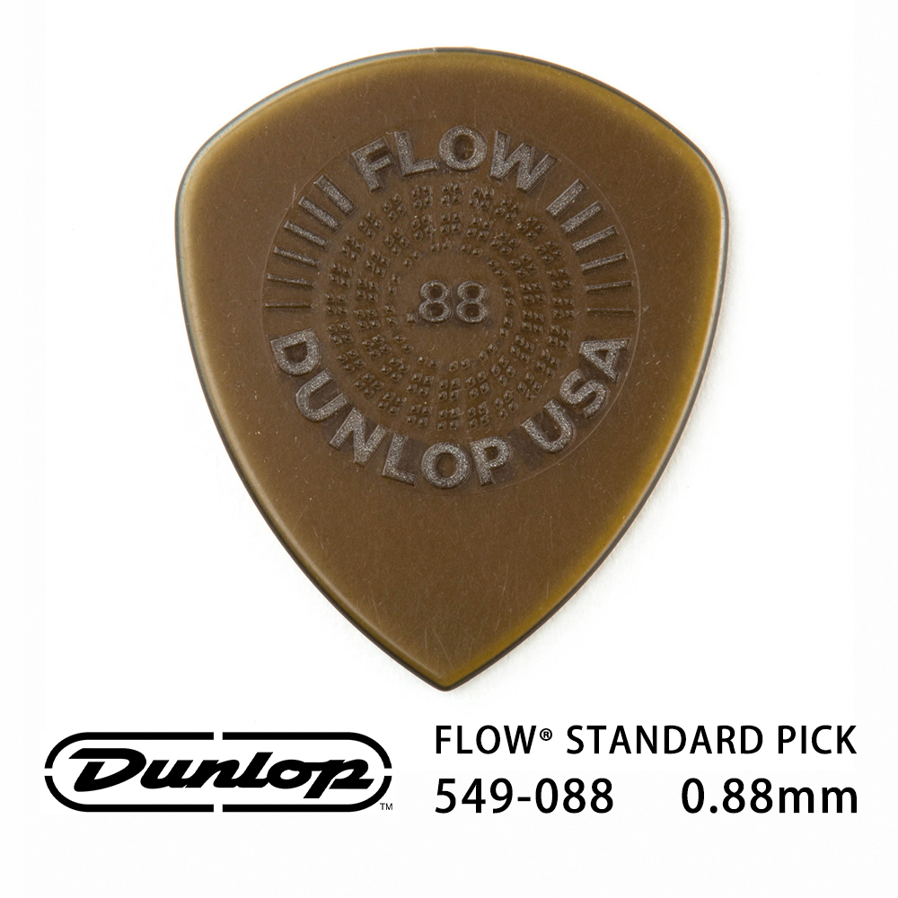 Jim Dunlop Flow Standard 549R 0.88mm Pick (三片、十片組)【敦煌樂器】 | 蝦皮購物