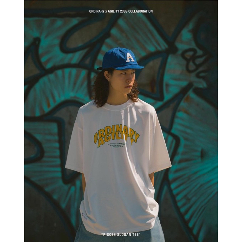 ORDINARY x AGILITY PISCES SLOGAN TEE/ 雙魚座主題手繪短TEE | 蝦皮購物