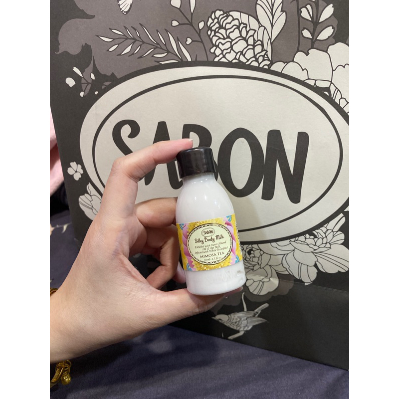 (現貨）sabon 茗金合歡 絲綢身體乳液 50ml 試用 | 蝦皮購物