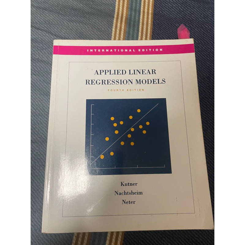 applied linear regression model 回歸分析 迴歸分析 線型回歸 | 蝦皮購物