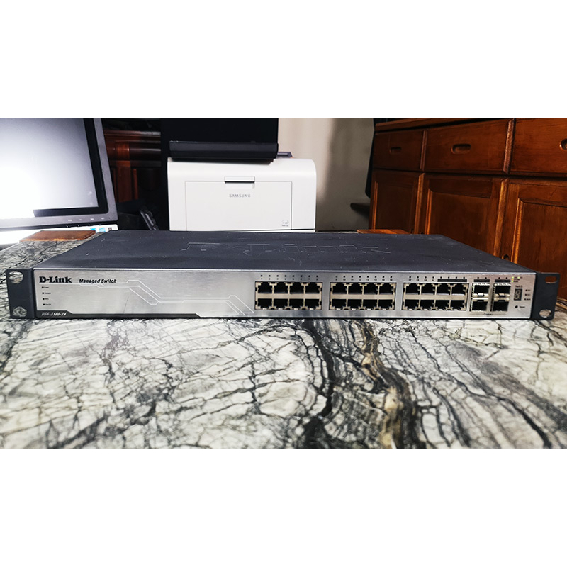 二手D-LINK DGS-3100-24 24埠 L2 Gigabit 交換器 | 蝦皮購物