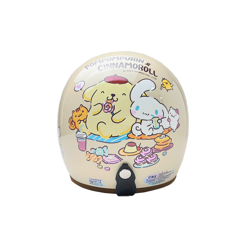 King2｜EVO CA310(M) 布丁狗&大耳狗 送防水長鏡片 3/4罩 半罩 安全帽 復古帽 三麗鷗 智同 | 蝦皮購物