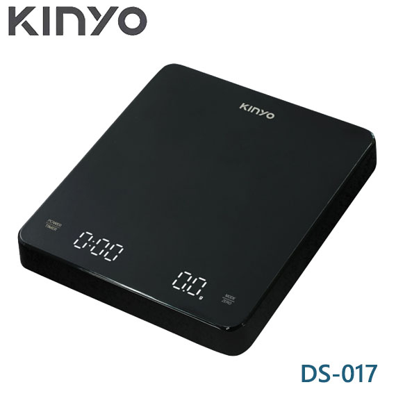 【3CTOWN】含稅 KINYO 金葉 DS-017 咖啡計時料理秤 內建鋰電池 耐熱面板 自動扣重 | 蝦皮購物