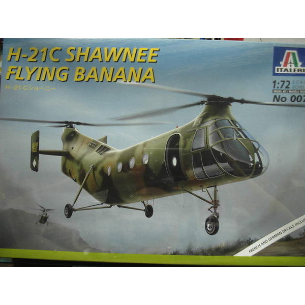 ITALERI 1/72 運輸直升機 H-21C SHAWNEE FLYING BANANA #007 | 蝦皮購物
