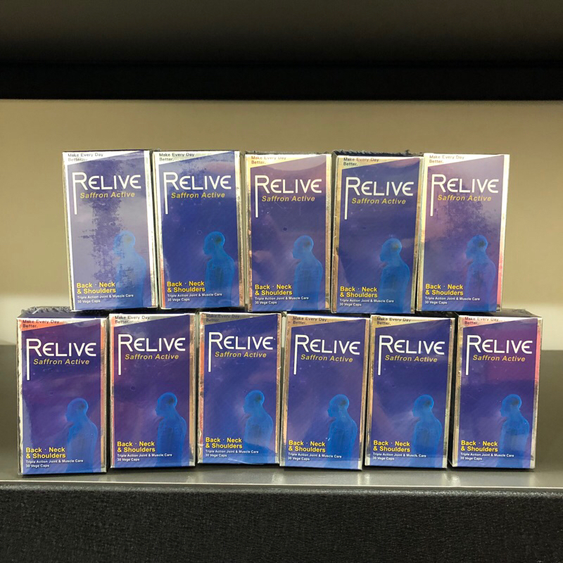 RELIVE 西班牙藏紅花強效護緊神方 30顆/瓶 ️效期2026/01/10 | 蝦皮購物