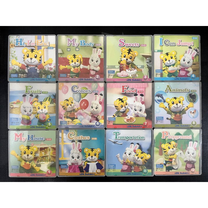 （正版）巧連智 巧虎（一套12片$899）ABC Bubbles Start 版 DVD 英文世界 英語世界 巧虎光碟 | 蝦皮購物