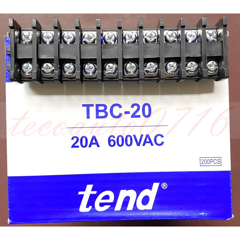 【公司貨 保固一年 附發票】TEND天得TBC-10 / TBC-20 / TBC-30 卡式組立端子台 | 蝦皮購物