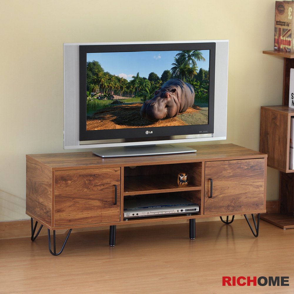 RICHOME 福利品 TV-149 新工業風時尚 電視櫃 茶几桌 桌子 書桌 收納櫃 書架 雜誌架 | 蝦皮購物