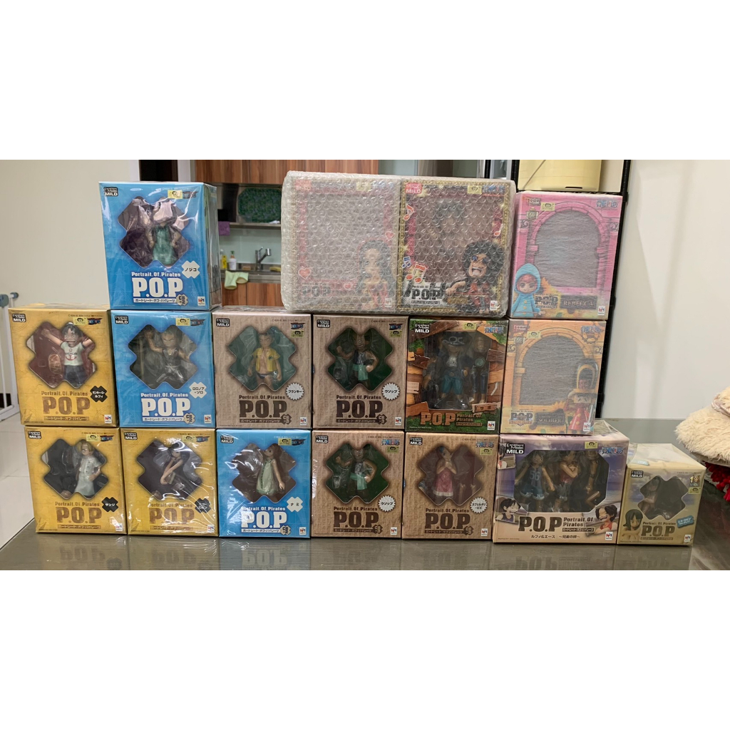 海賊王 日版 POP CB-EX CB1 2 3 小時候 座姿 羅賓 + 惡童三兄弟+蕾貝卡+居魯士+女帝+布魯克 | 蝦皮購物