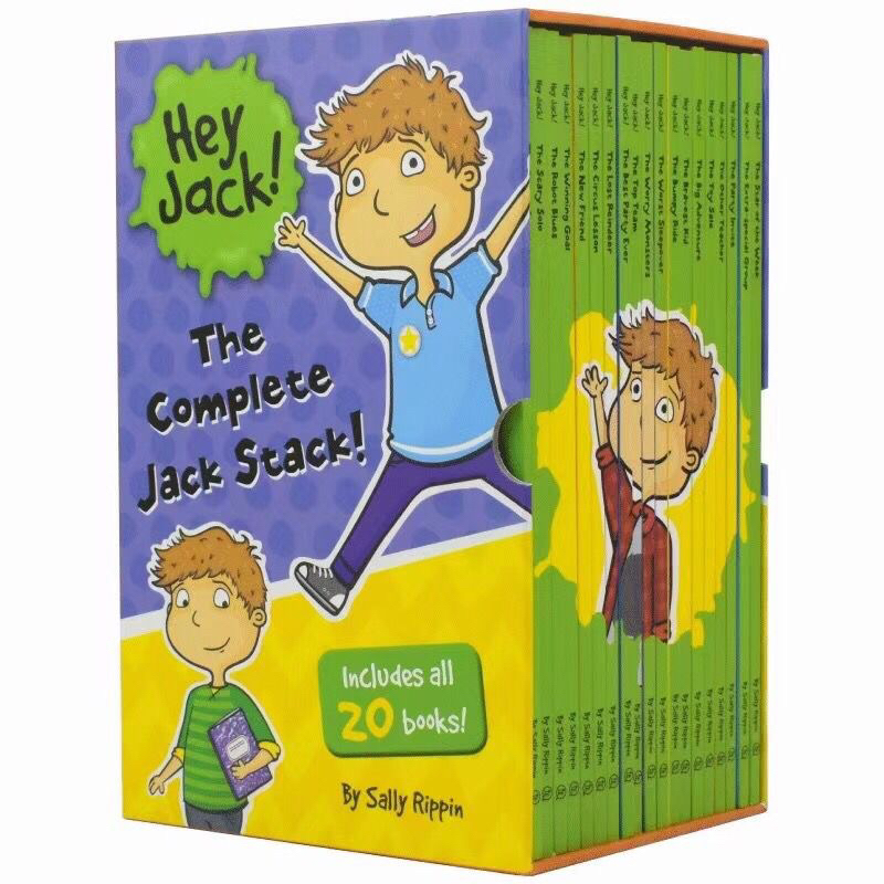 🔥現貨🔥 Hey Jack 20冊 橋樑書禮盒 盒損初級章節書 可點讀 附音檔 | 蝦皮購物