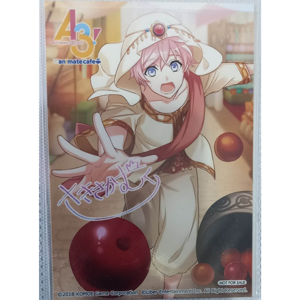 Animate Cafe 安利 咖啡廳 寫真卡 生日卡 A3 | 蝦皮購物