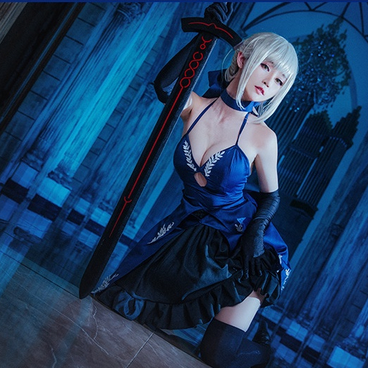 免運加急 台灣出貨 FGO fate吾王 阿爾托利亞cos 黑saber黑禮服cosplay | 蝦皮購物