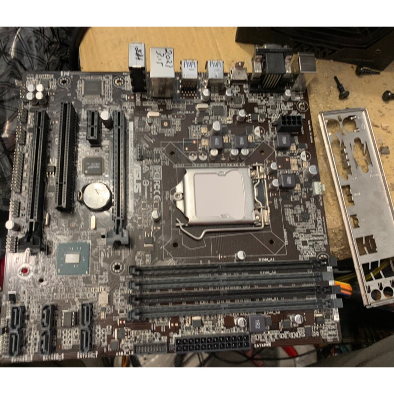 華碩 1151 主機板 Asus B150M-C/D620MT/DP_MB 無檔板 已更新Bios | 蝦皮購物