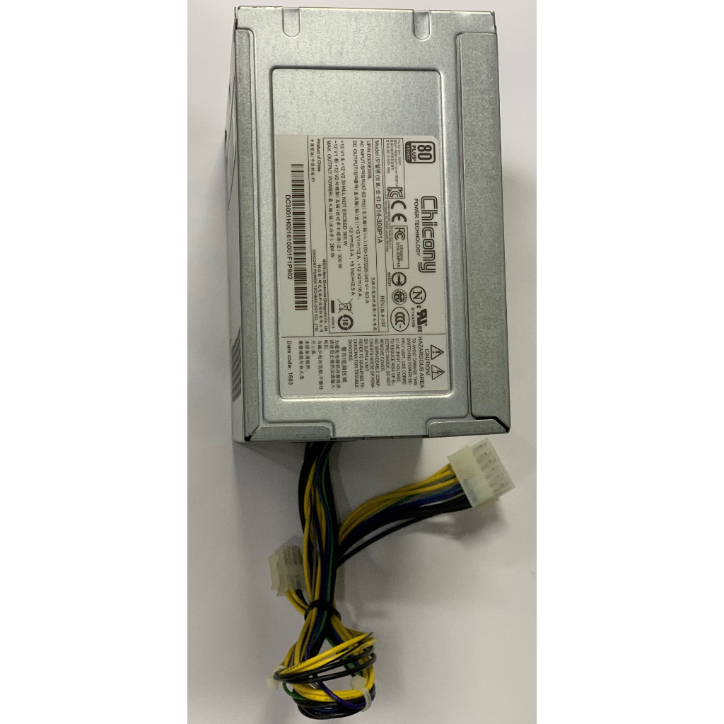 Chicony 80+銅牌12PIN+4PIN 300W 宏碁套裝機拆下D14-300P1A | 蝦皮購物