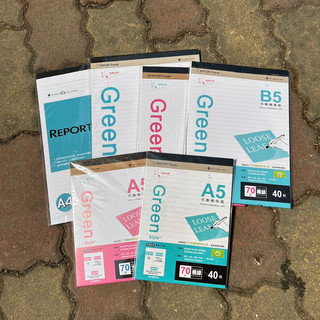 報告紙Report Paper A4/B5/A5 橫線/方格 可撕報告紙 40張 南寶 | 蝦皮購物