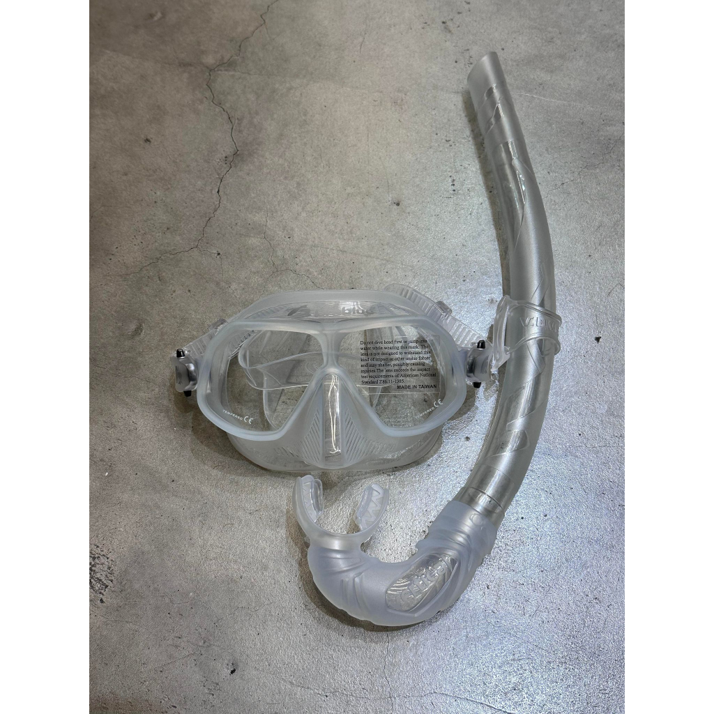 【WaterPro官方旗艦店】{Problue}- MS-254 無框雙面鏡 搭配呼吸管 套裝組 低容積 自由潛水 透明 | 蝦皮購物