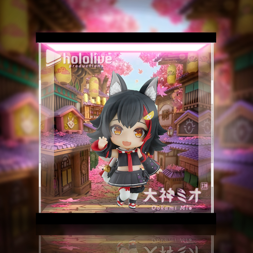 【唯暖暖】GSC 大神澪 大神ミオ Ookami Mio Hololive Holo 黏土人 壓克力 公仔 展示盒 | 蝦皮購物