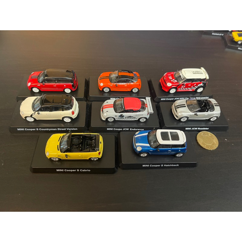 [現貨整套]7-11 CITY CAFE Mini Cooper 經典組裝模型玩具車 | 蝦皮購物