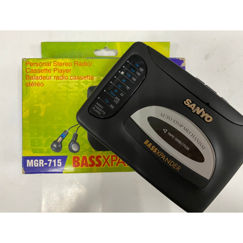 全新SANYO MGR-715卡帶隨身聽（古董收藏） | 蝦皮購物