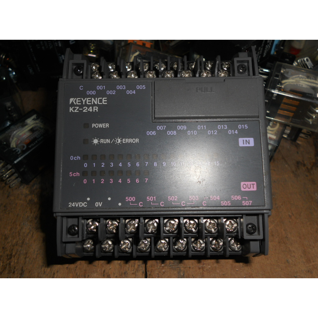 日本 KEYENCE 基恩斯 小型 PLC KZ-24R 可程式控制器 (D2) | 蝦皮購物