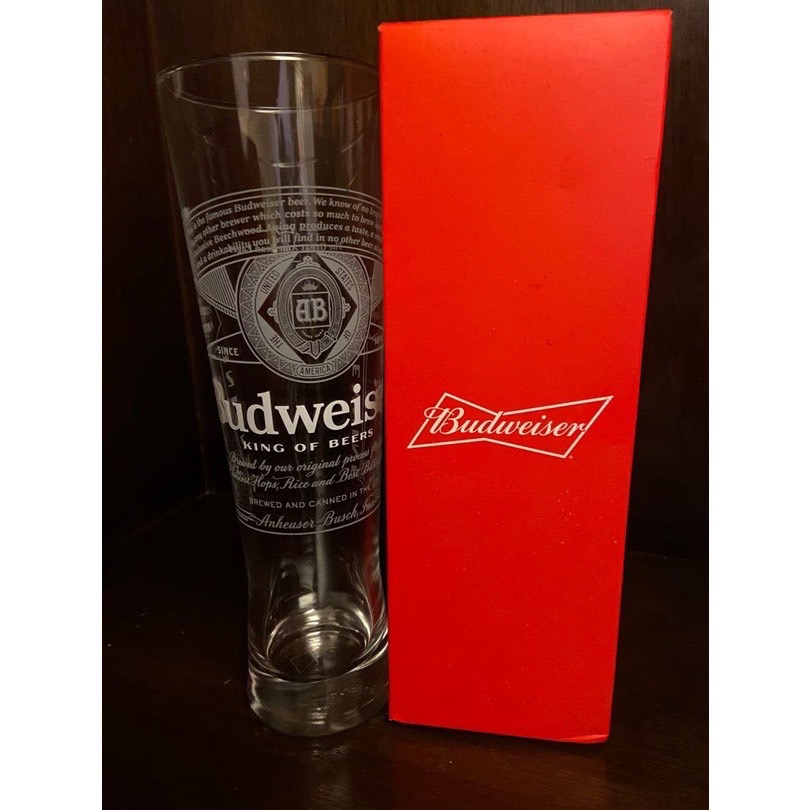 現貨 🔥 限量 買一送一 慶祝國慶日🔥英國 百威 啤酒杯 朝日 Budweiser 威士忌杯 水杯 玻璃杯 百威啤酒 | 蝦皮購物