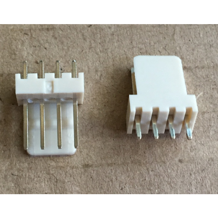 【IF】(5個)WAFER 連接器 4P 公 180度 DIP 2.54mm MOLEX 4pin connector | 蝦皮購物